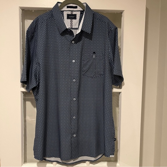 7 Diamonds | Shirts | 7 Diamonds Shirt Mens Xl Blue Patterned 4 Way ...